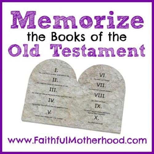 5 Easy Steps to Memorize the Books of the Old Testament without Singing ...