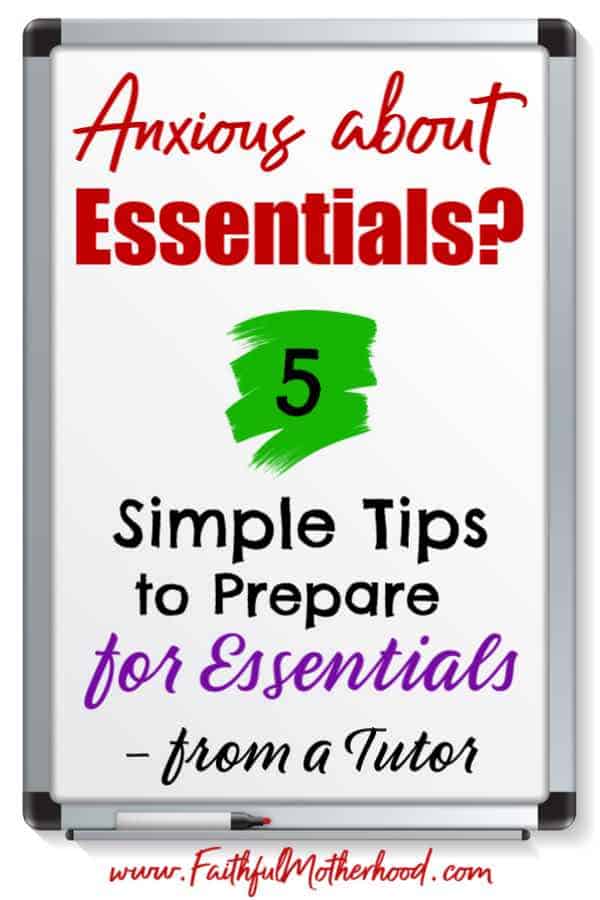 5 Simple Tips to Prepare for Essentials - Faithful Motherhood